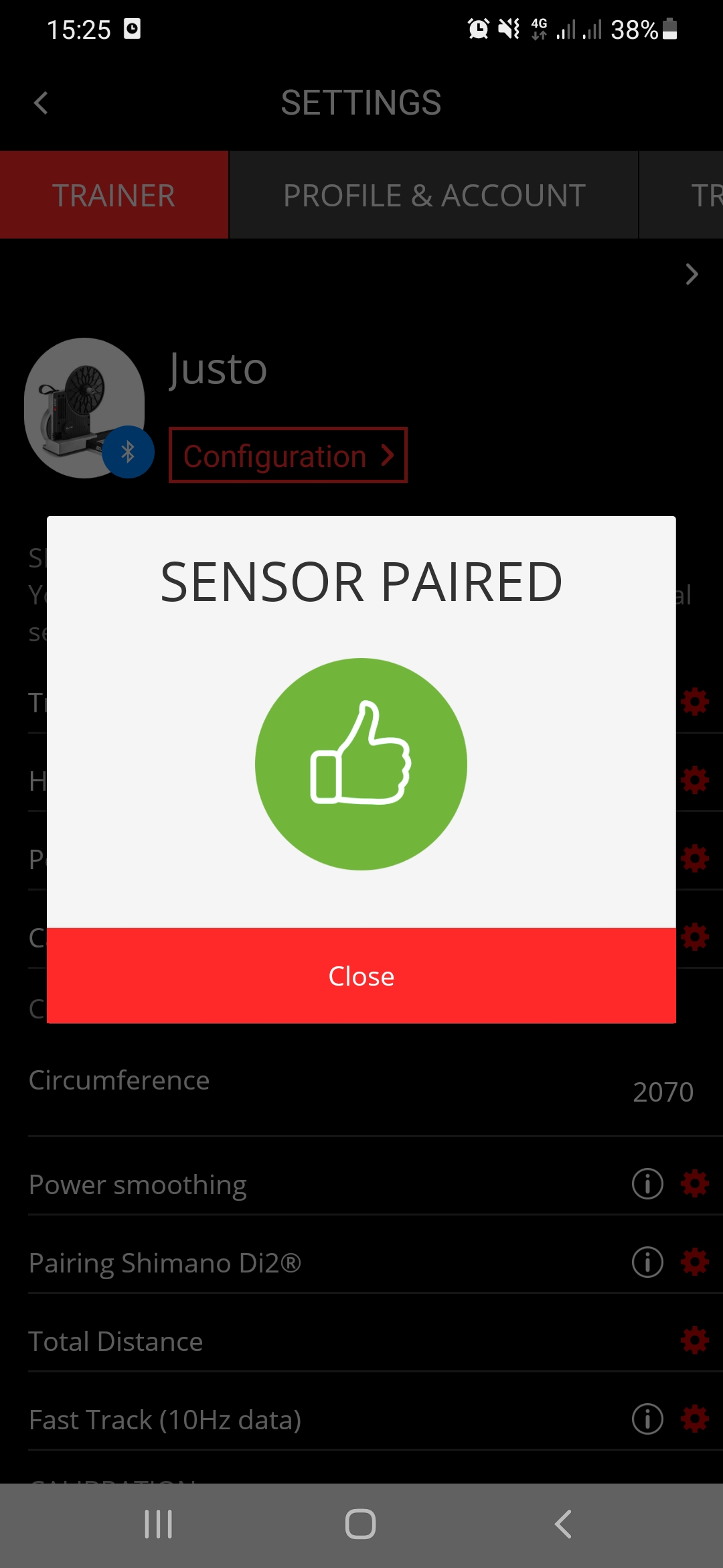 Shimano Di2® Pairing function for trainer Justo / Justo 2 / Avanti interactive trainers – Elite ...