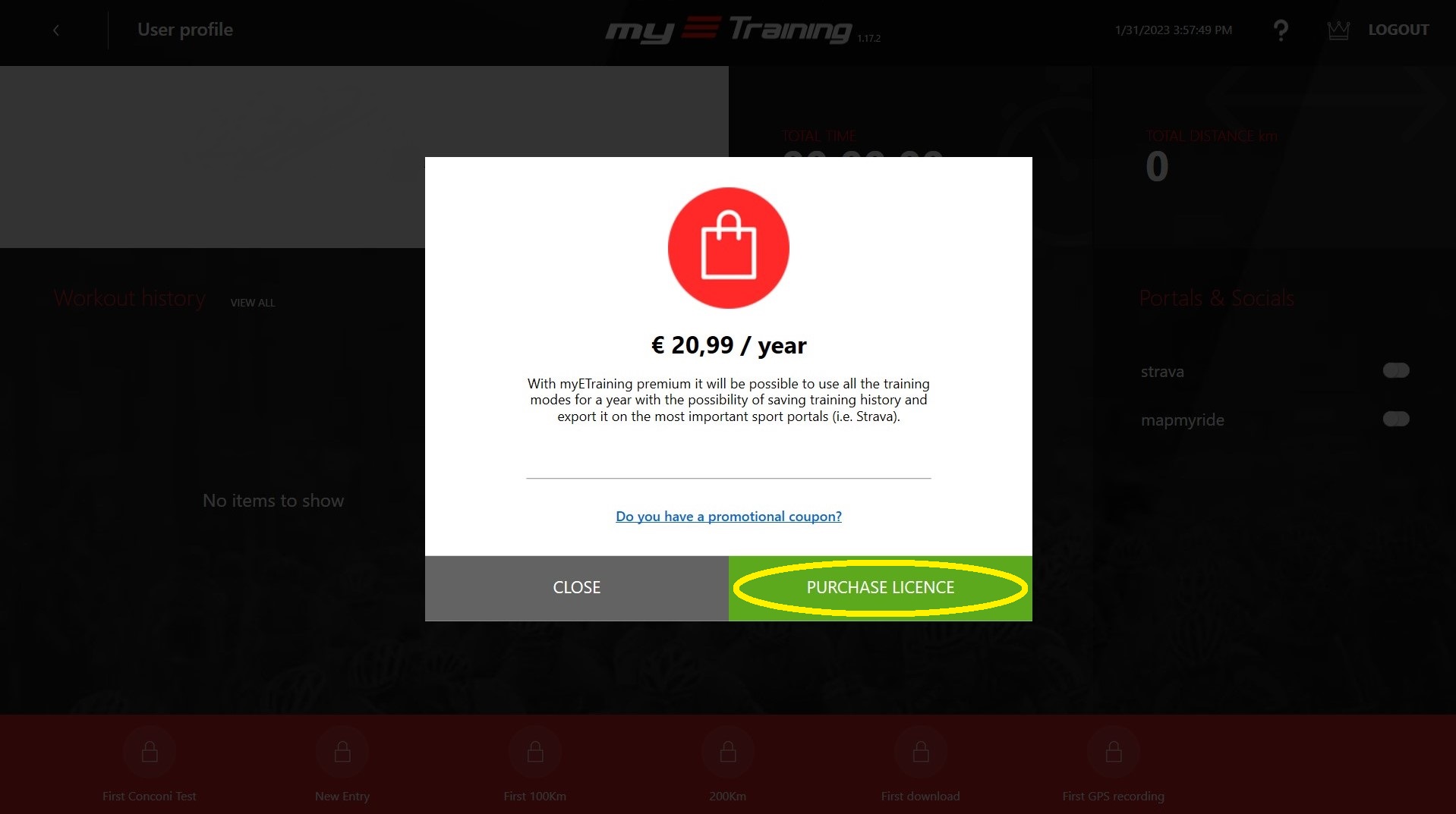 My E-Training subscription renewal via app and software – Elite Knowledge Base